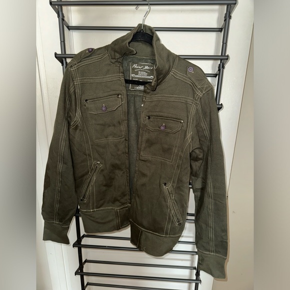 Point Zero | Jackets & Coats | Point Zero Dark Olive Military Jacket ...